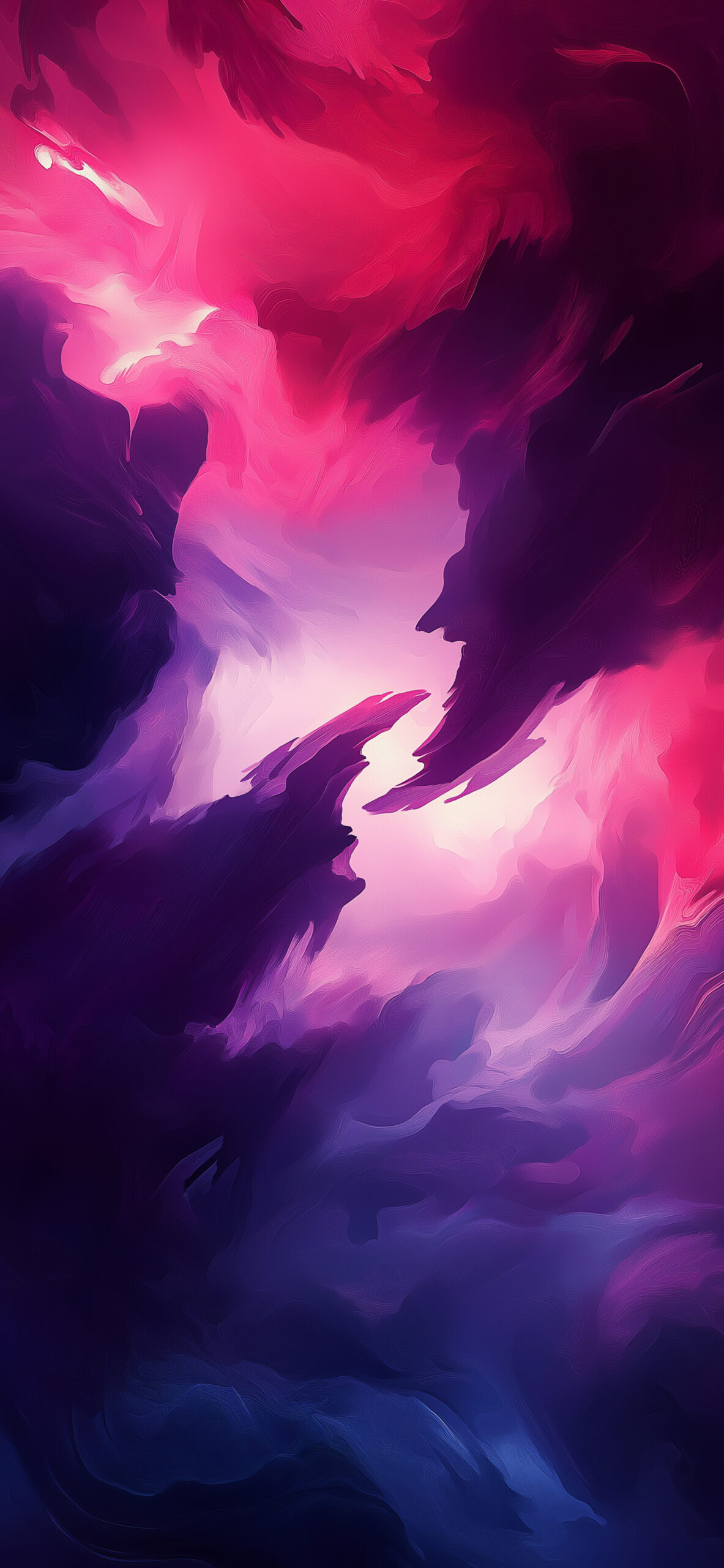 Vibrant Abstract Colorful Storm Clouds iOS Wallpaper — Free iPhone ...
