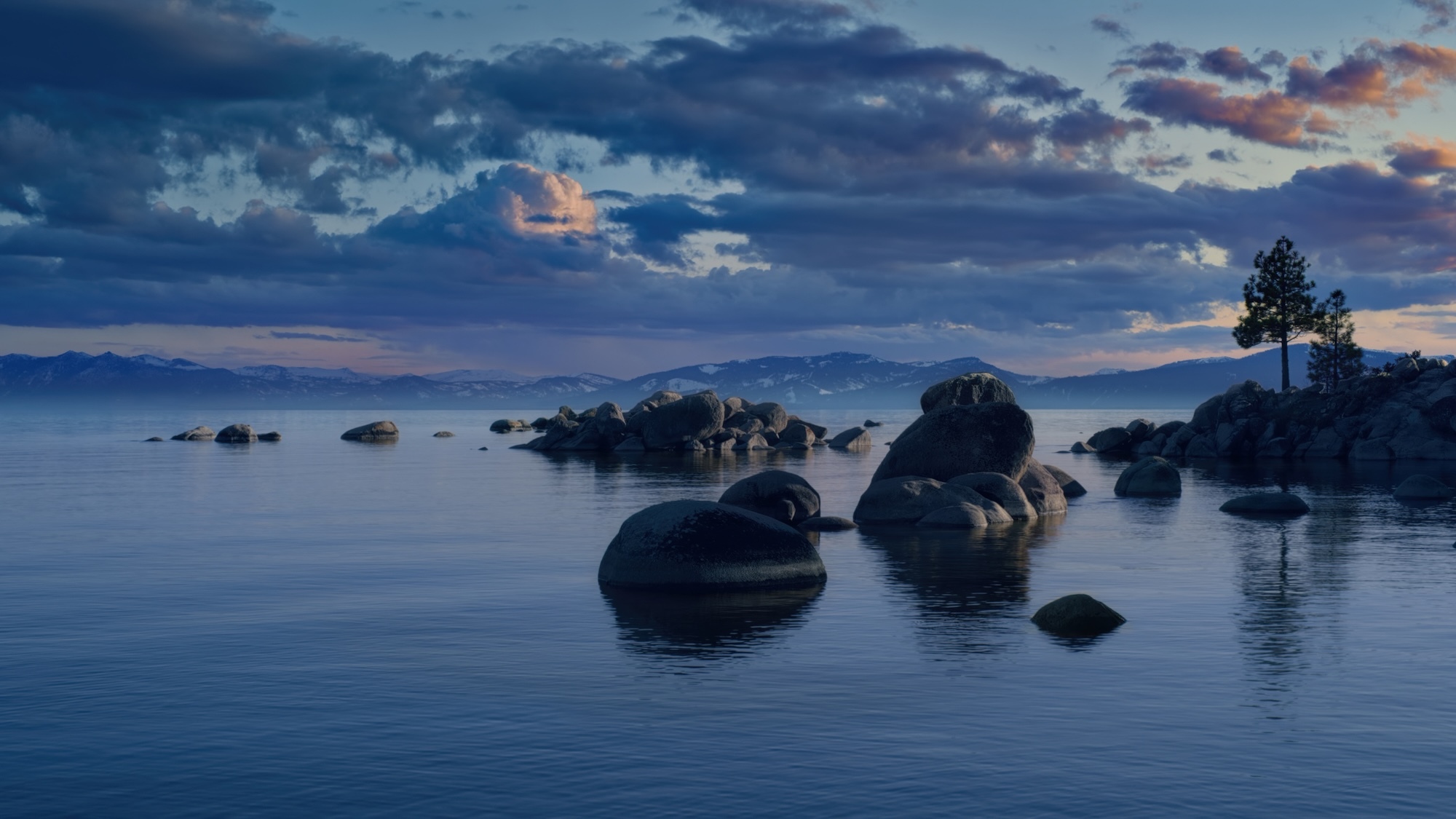 26 Tahoe Beach Dusk Apple Official Default Stock Wallpaper — Free Mac ...