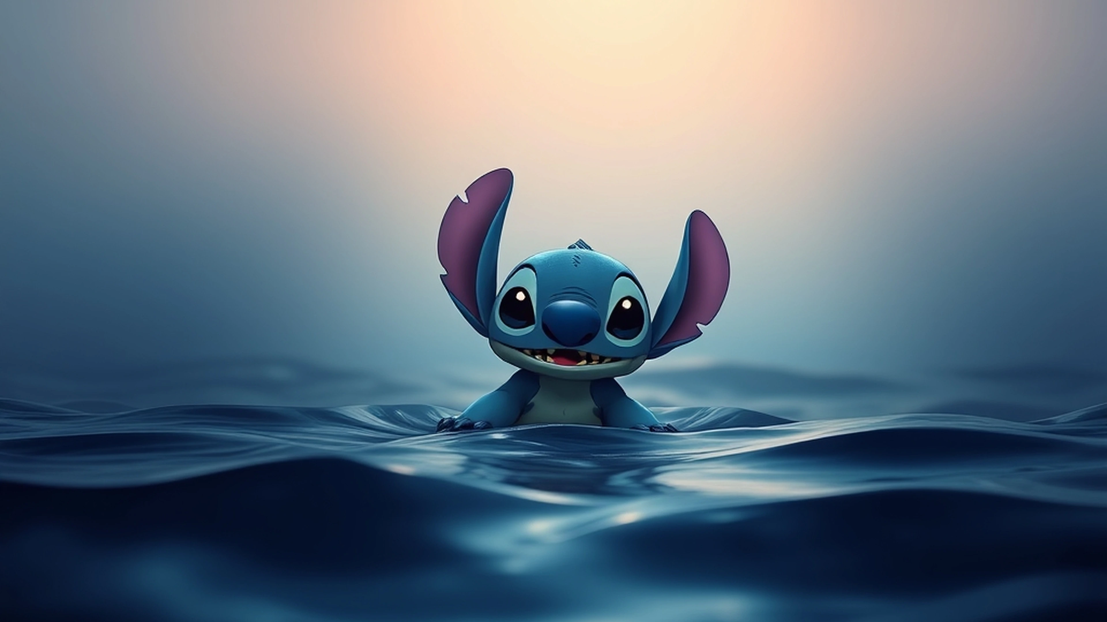 Lilo And Stitch The Movie Stitch Smiling In The Sea Disney — Free Mac ...