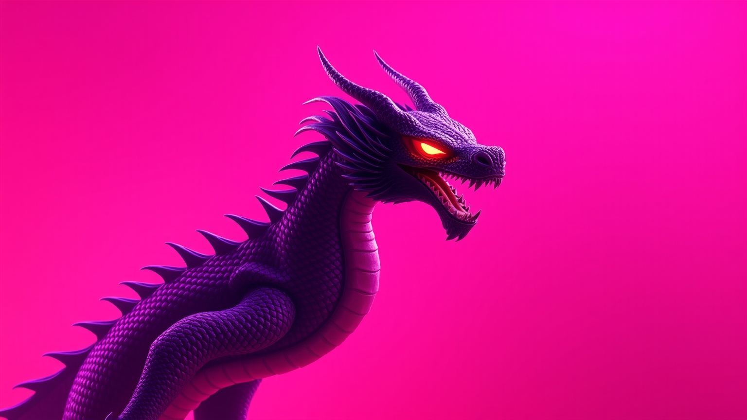 Ninja Dragon With A Neon Color Pallete With No Pink — Free Mac or PC ...