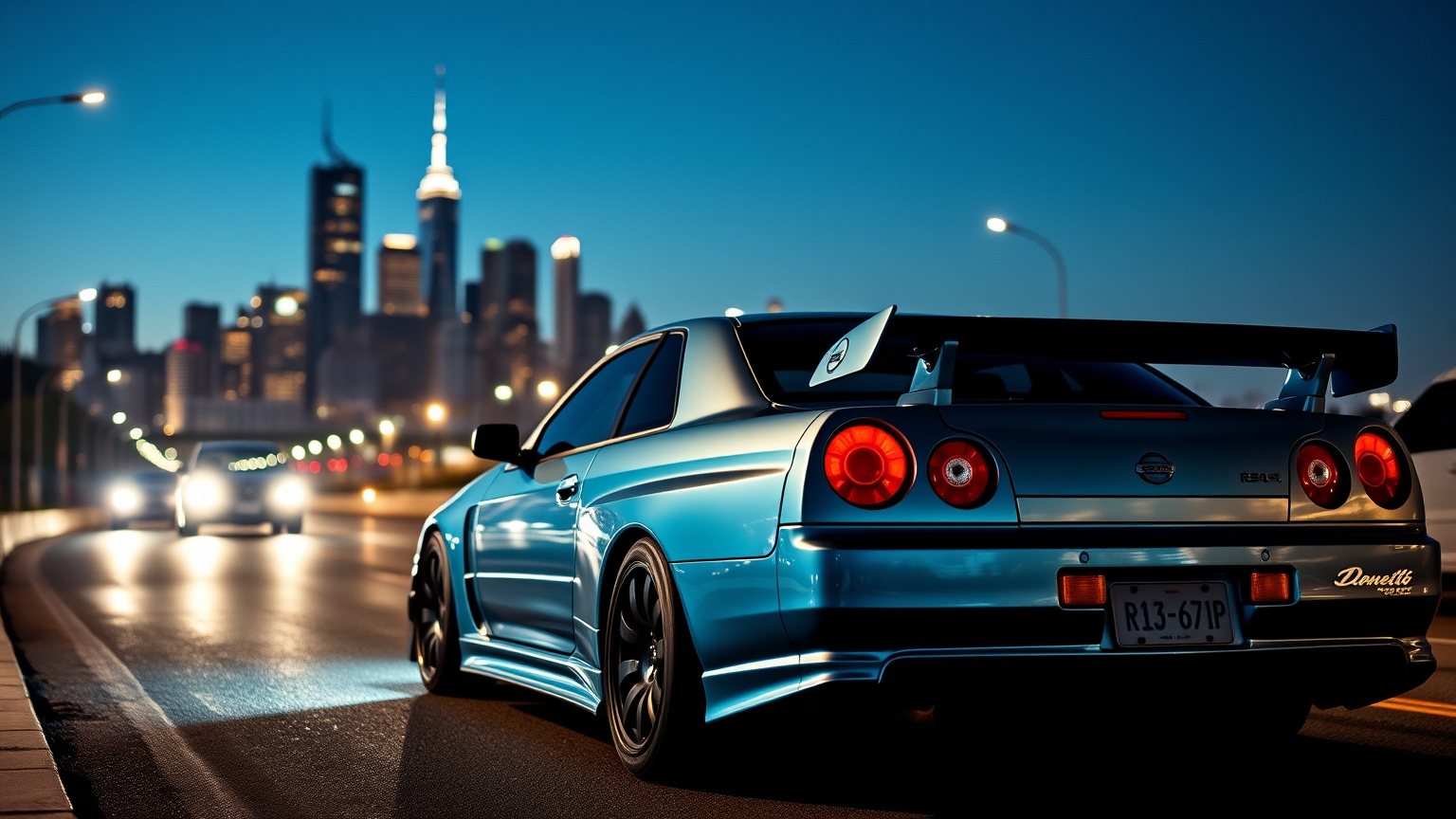 Nissan Skyline Gtr R34 En LA Calle — Free Mac or PC Wallpaper (4K/HD ...