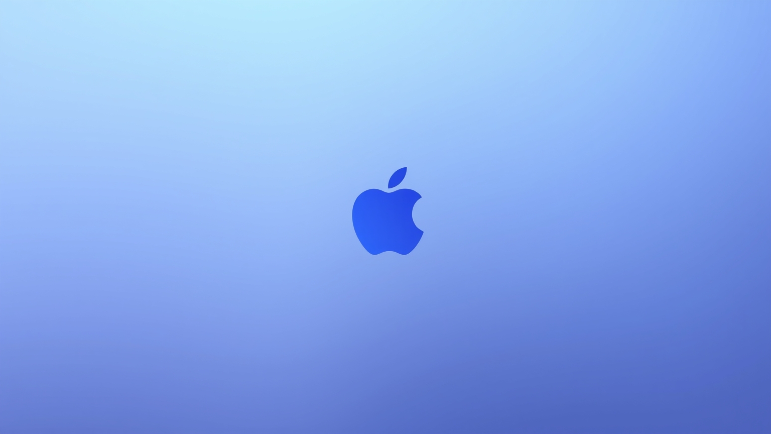 Apple Logo Starlight Blue Gradient — Free Mac or PC Wallpaper (4K/HD ...