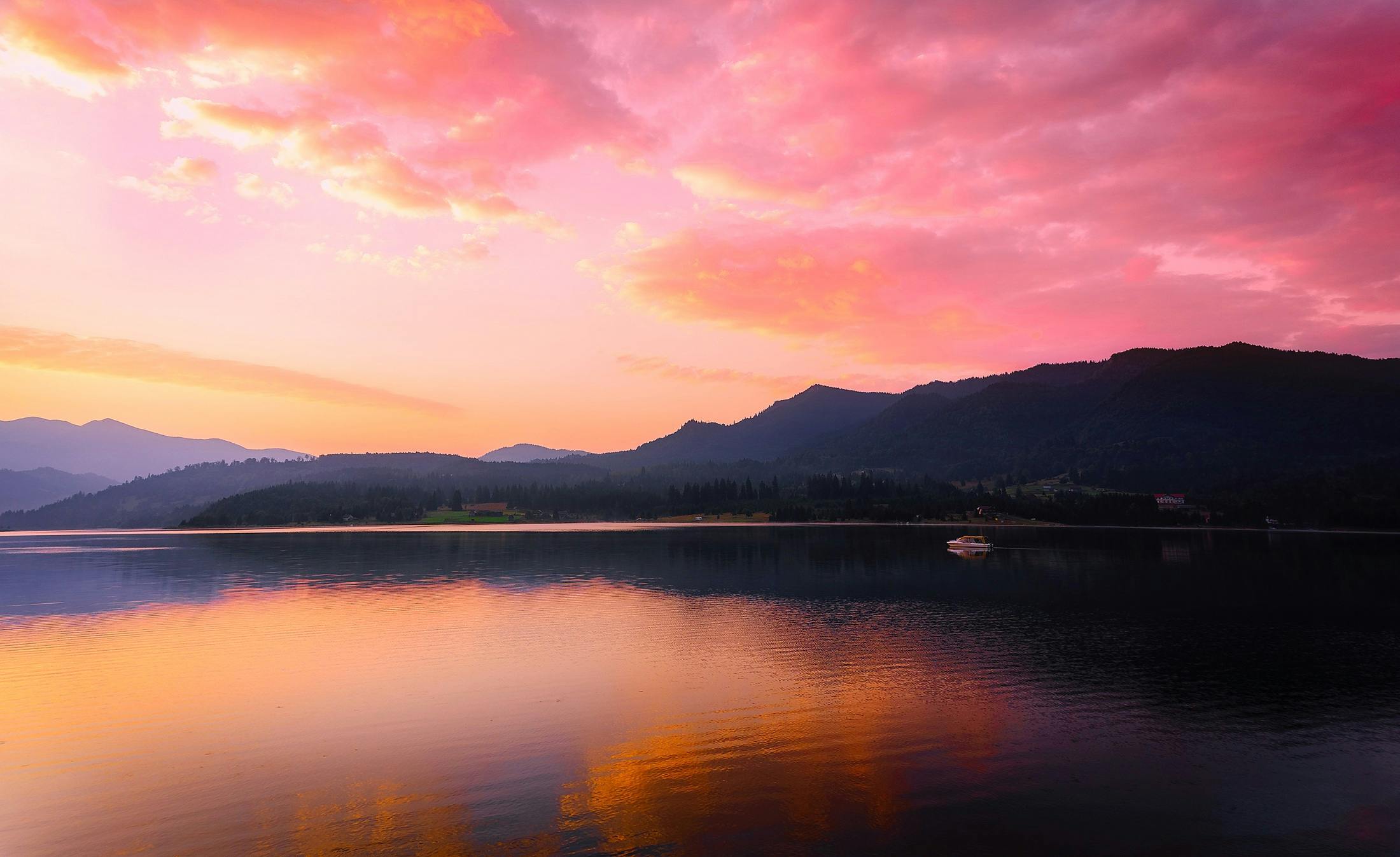 True HDR HD 4K Sunsetting Sky Pink And Orange — Free Mac or PC ...